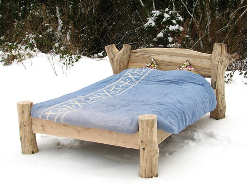 Bespoke Beech Driftwood Bed Bed Frame
